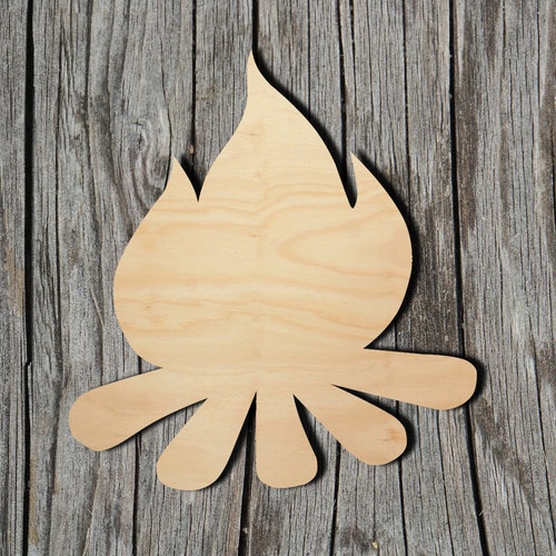 Campfire Laser Cut Unfinished Wood Cutout Shapes Always - Etsy