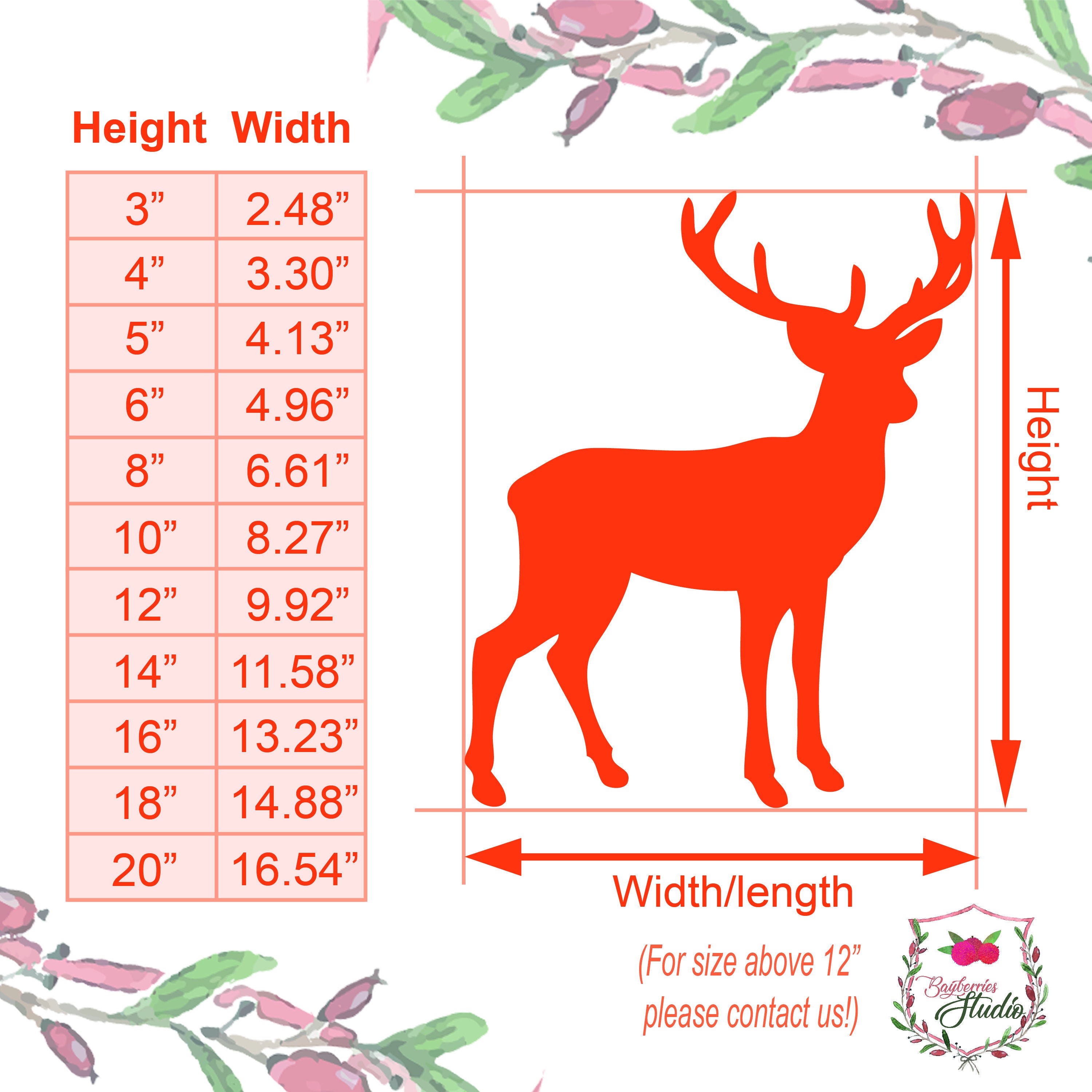 Buck Deer Shape Wildlife Laser Cut Unfinished Wood | Etsy