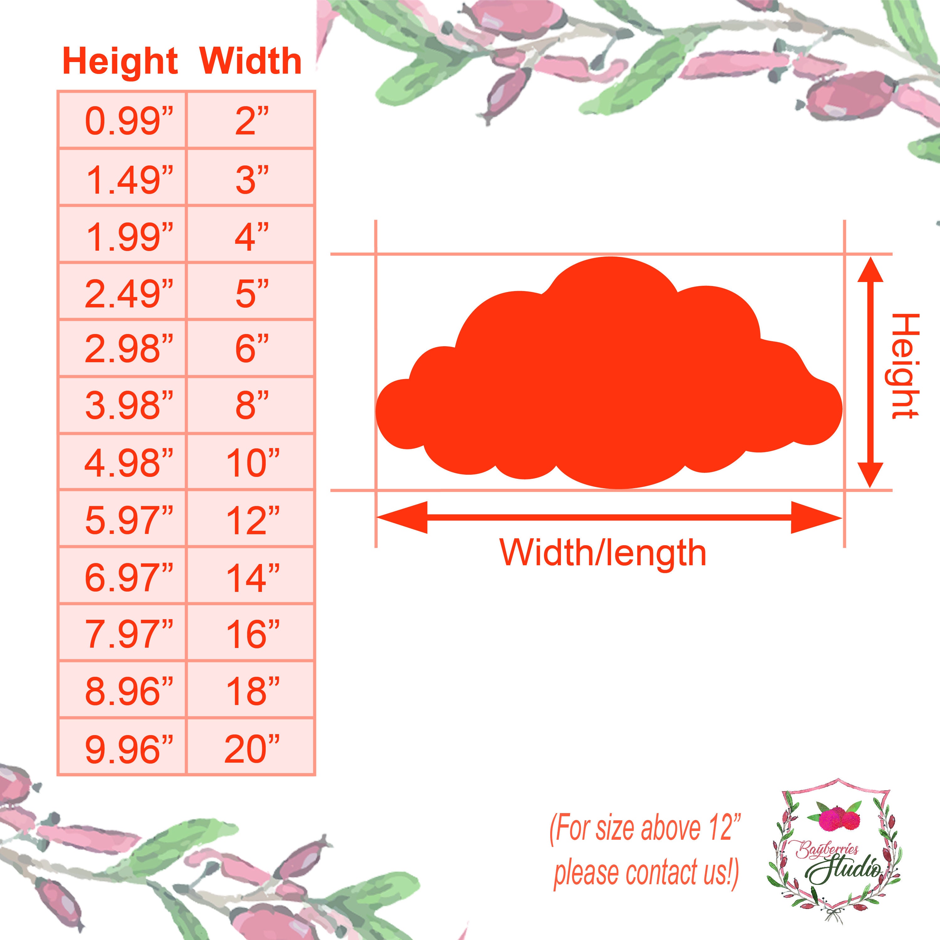 Cloud Laser Cut Unfinished Wood Cutout Shapes Always Check - Etsy