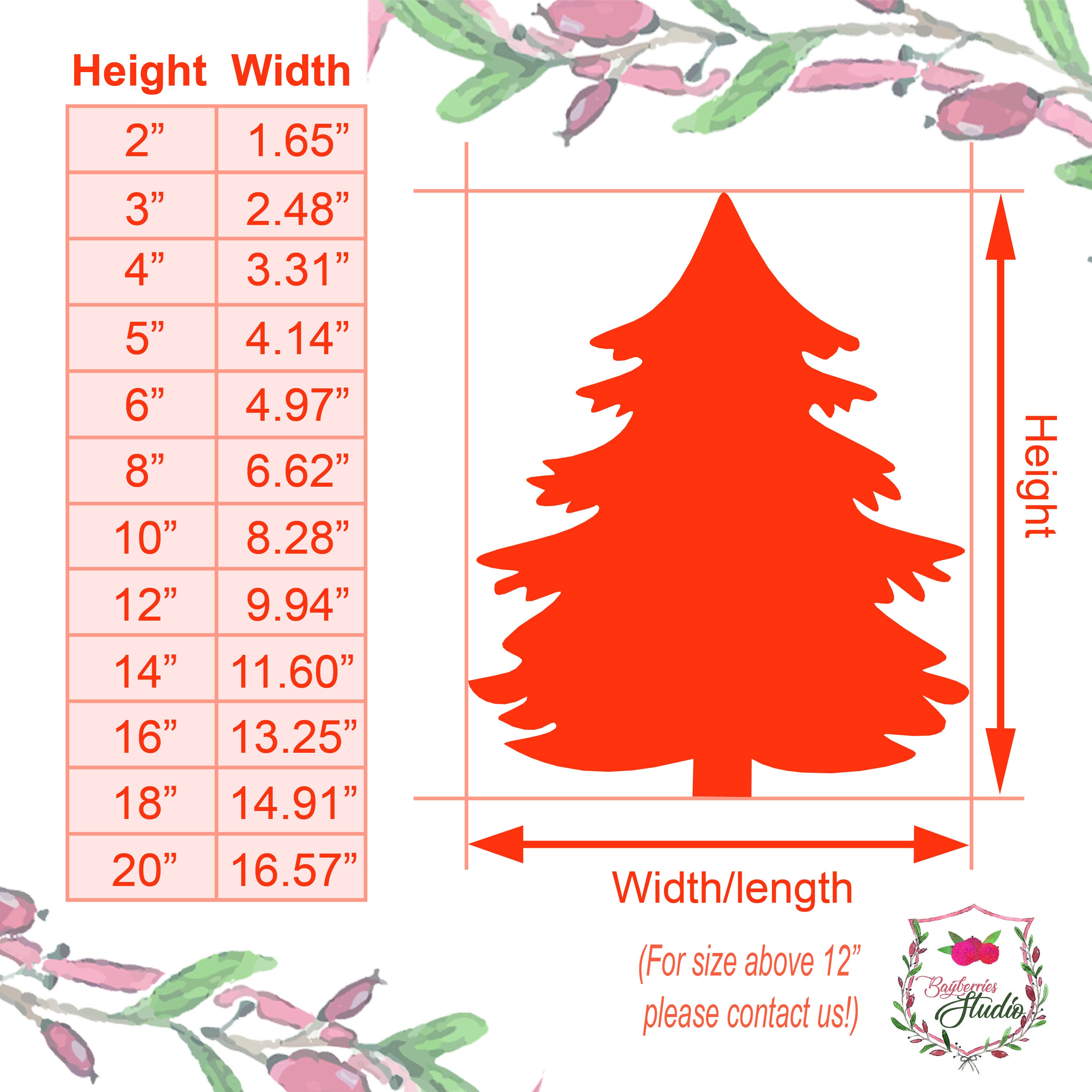 Pine Tree Laser Cut Unfinished Wood Cutout Shapes Always - Etsy