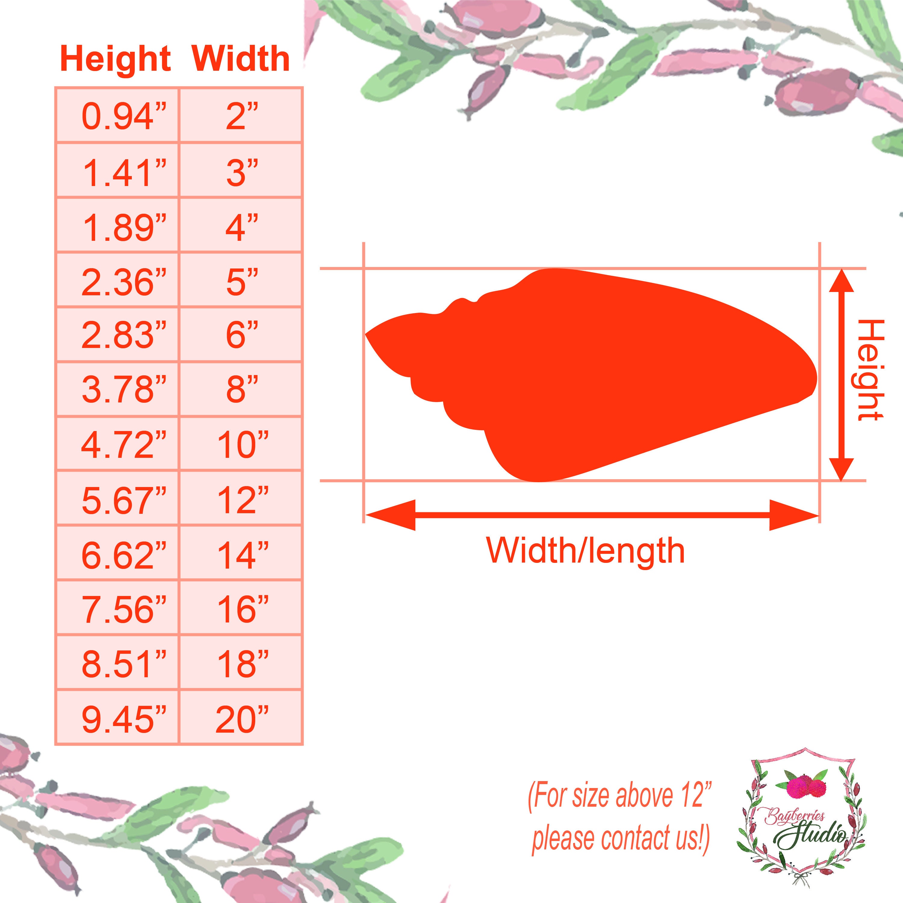 Shell Shape - Laser Cut Unfinished Wood Cutout Shapes - Always Check ...