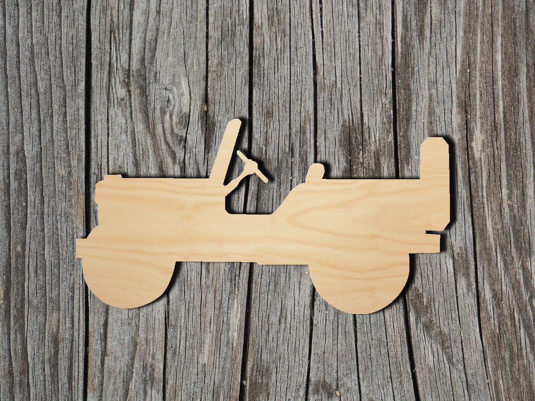 Truck - Laser Cut Unfinished Wood Cutout Shapes - Always Check Sizes ...
