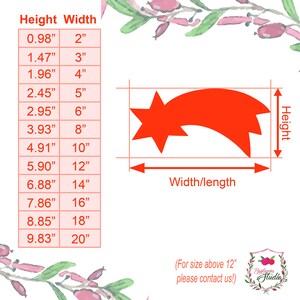 Shooting Star - Laser Cut Unfinished Wood Cutout Shapes - Always Check ...