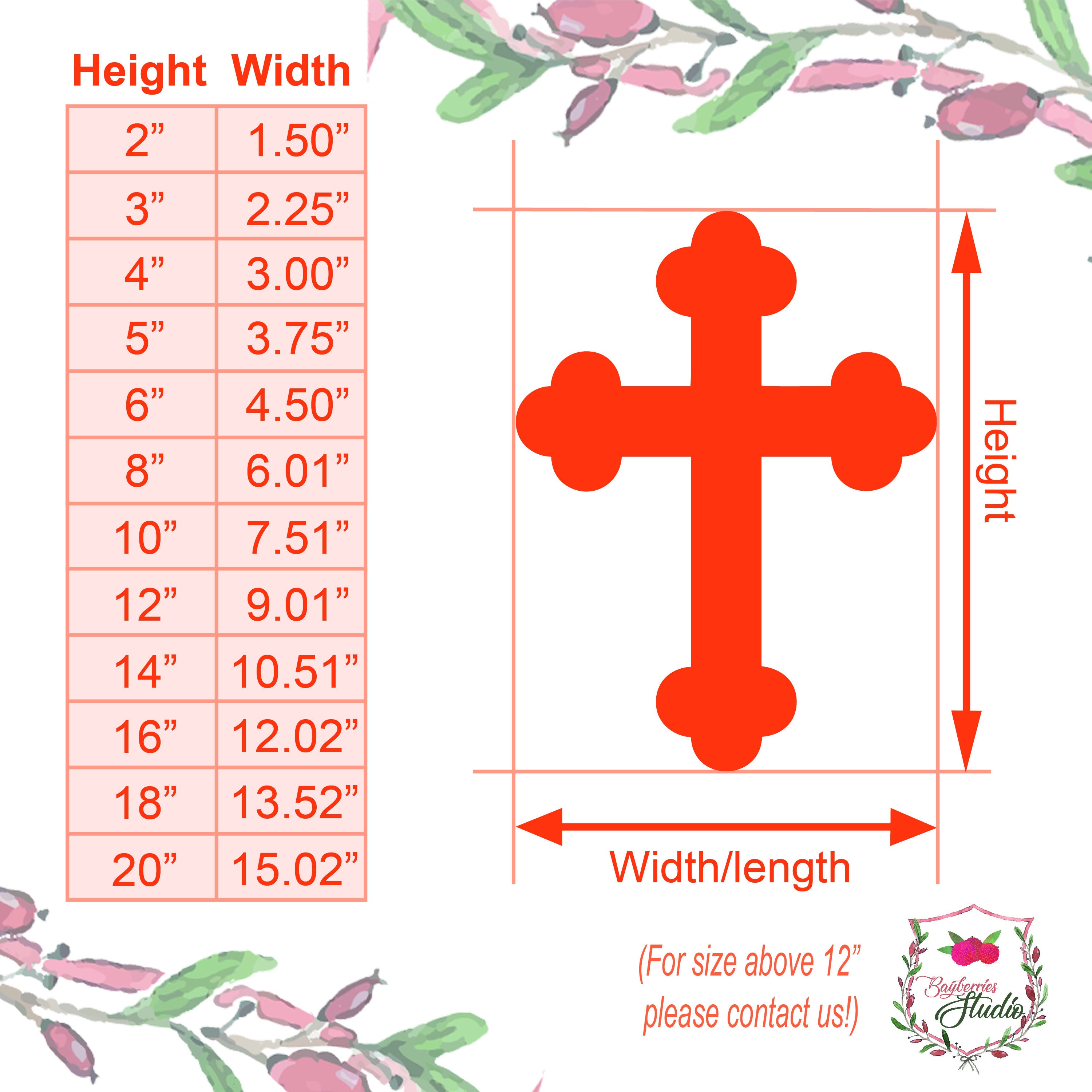 Cross - Laser Cut Unfinished Wood Cutout Shapes - Always Check Sizes ...