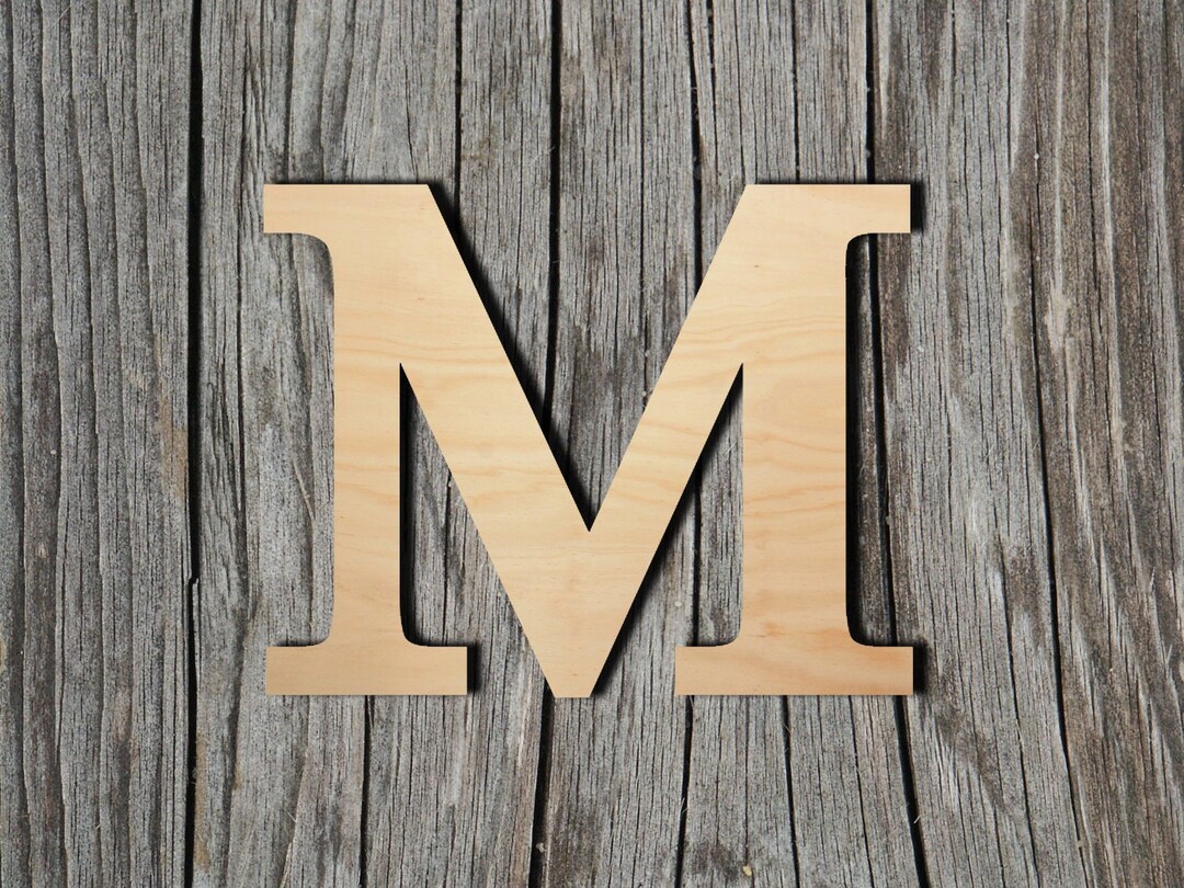Greek Mu Letter - Laser Cut Unfinished Wood Cutout Shapes - Always ...