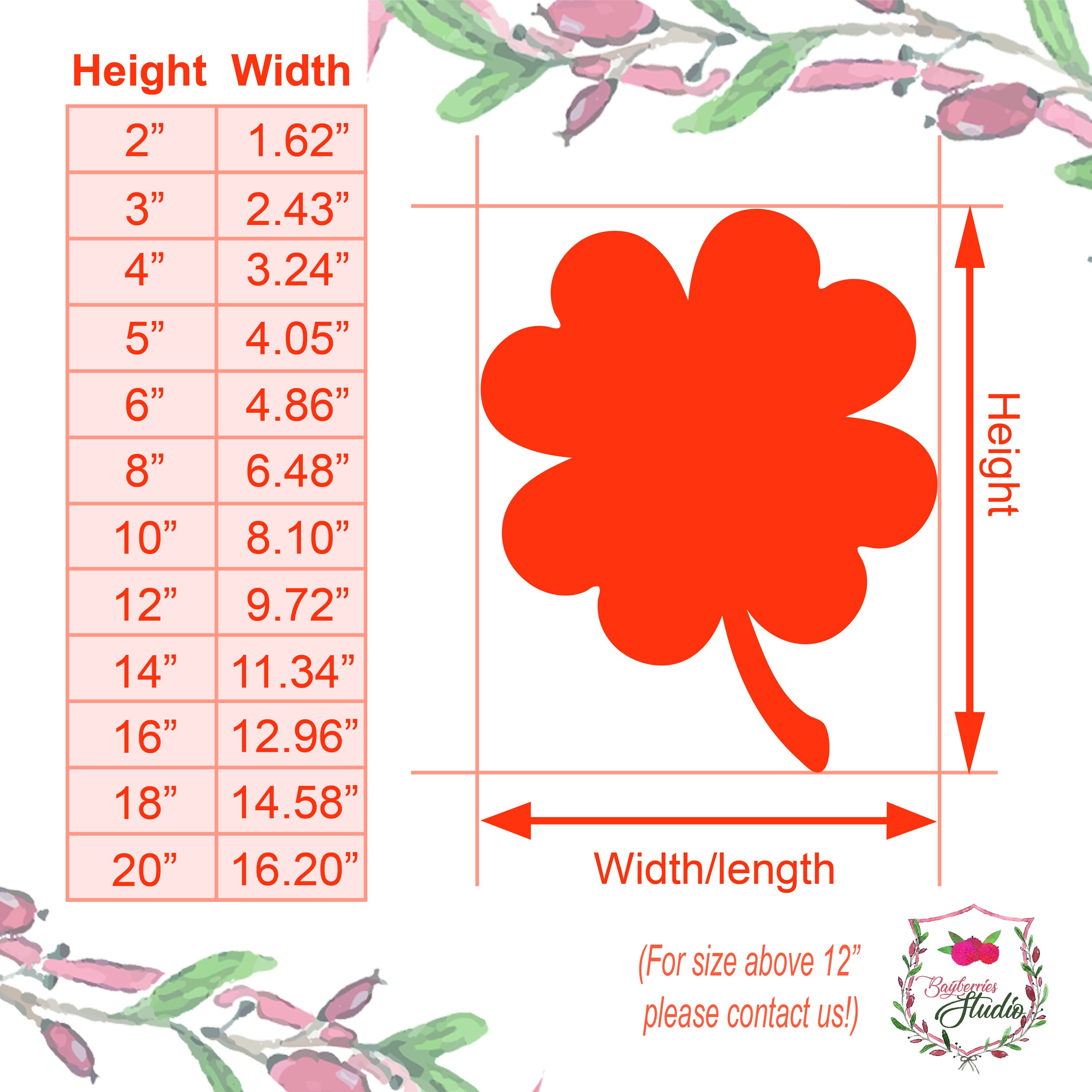 Clover Shape Laser Cut Unfinished Wood Cutout Shapes | Etsy