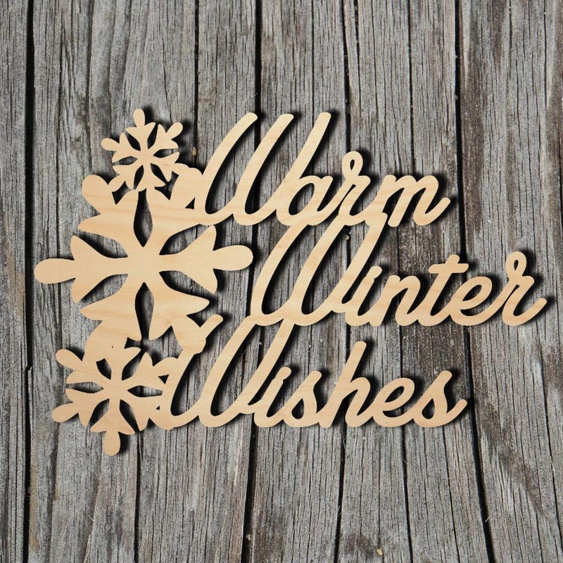 Winter Wood Sign - Etsy
