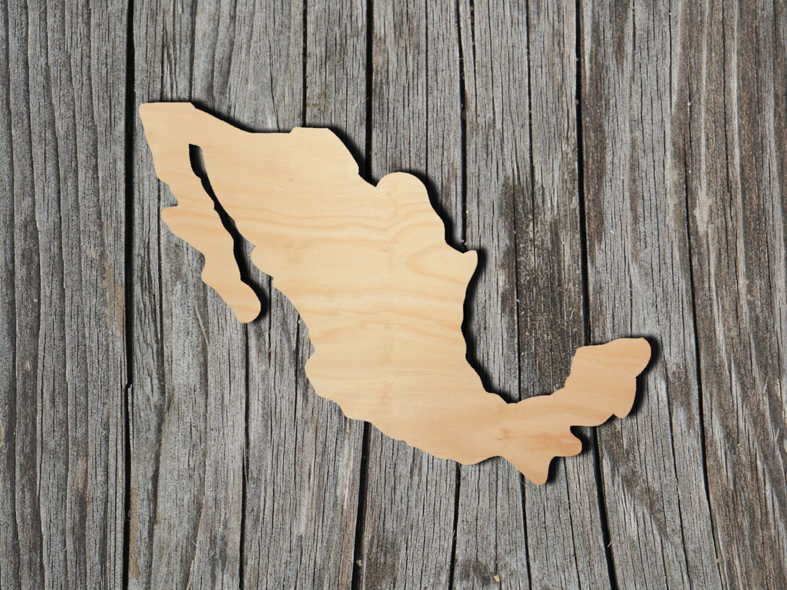 Mexico Laser Cut Unfinished Wood Cutout Shapes Always - Etsy