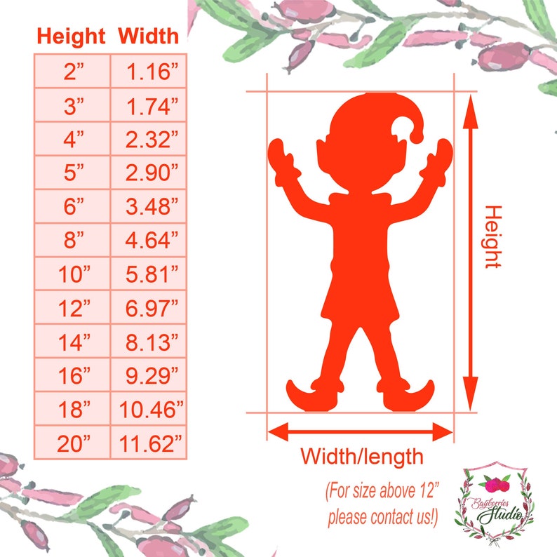 Elf Laser Cut Unfinished Wood Cutout Shapes Always Check - Etsy