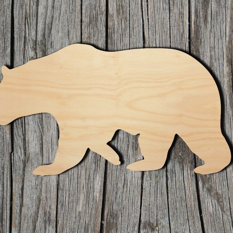 Bear Cutout - Etsy