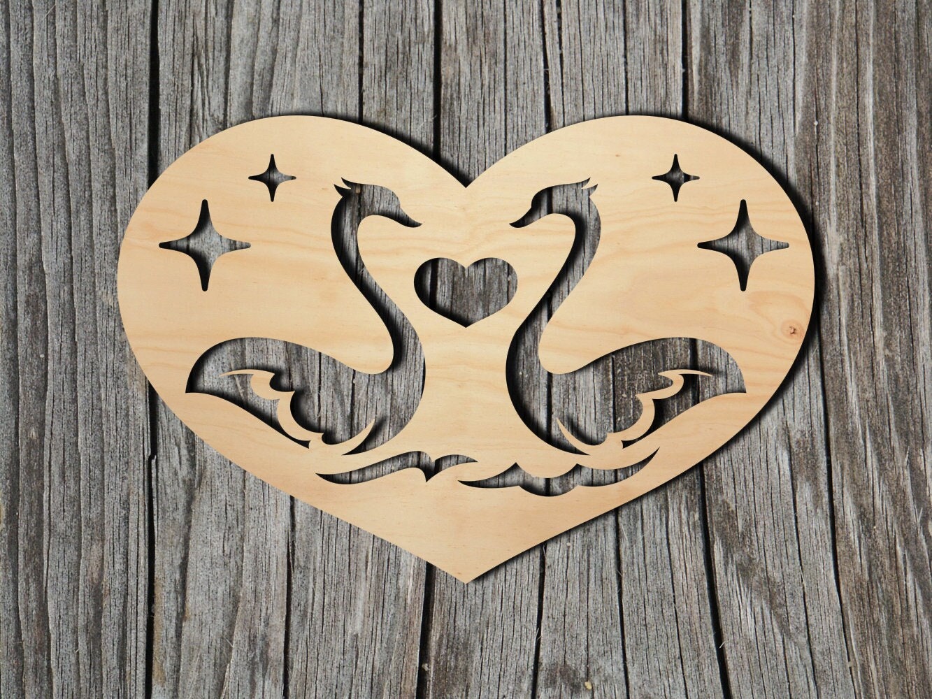 Heart Shape - Laser Cut Unfinished Wood Cutout Shapes - Always Check ...