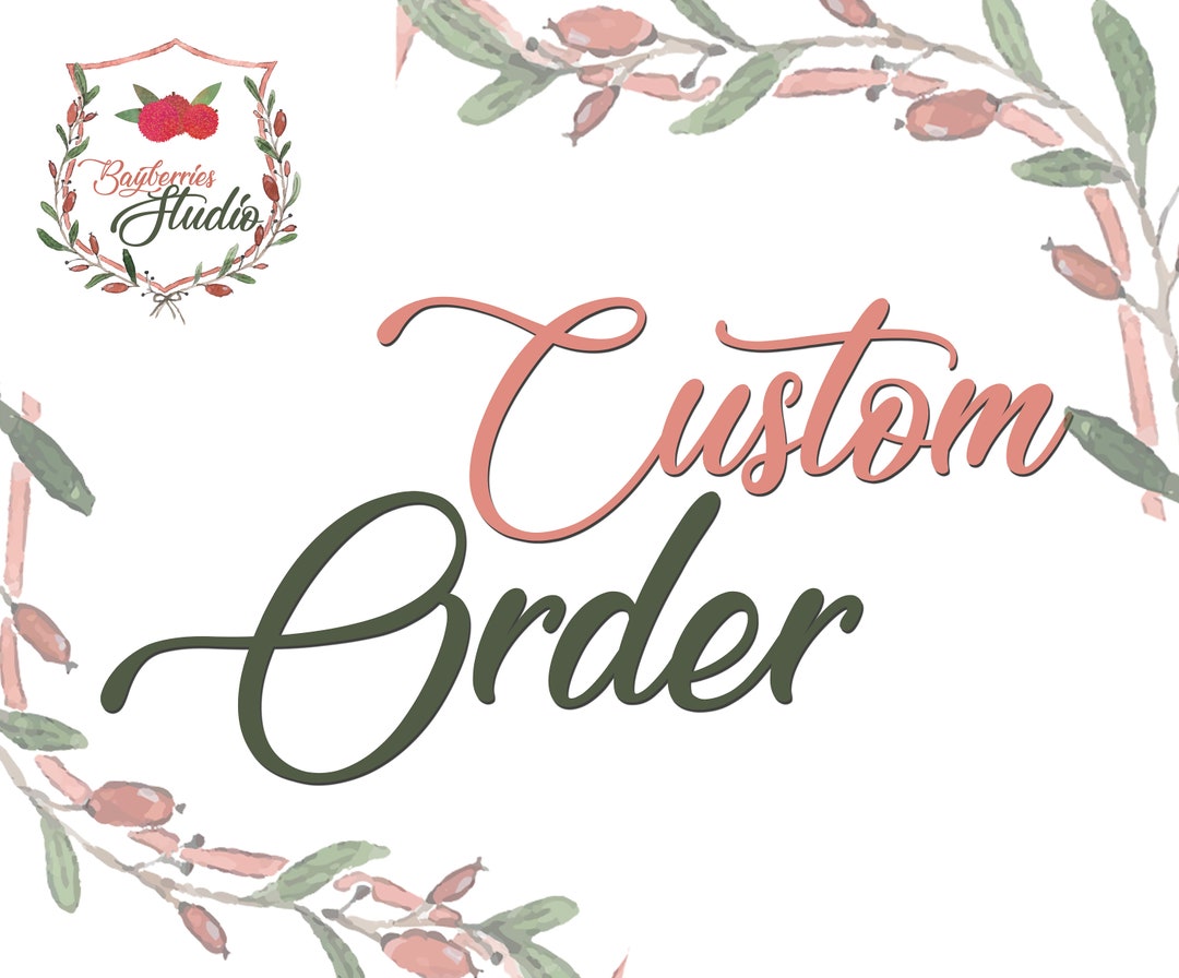 Custom Order - Reserved for Jennifer Hill - Etsy