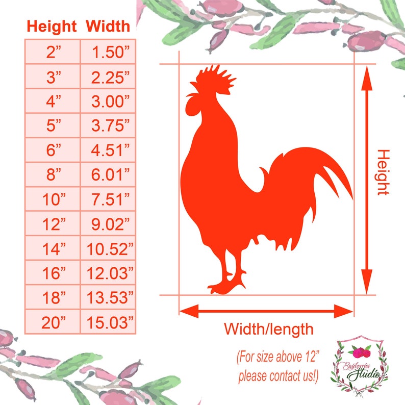 Rooster Chicken Laser Cut Unfinished Wood Cutout Shapes - Etsy