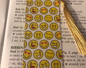 Emoji bookmarks | Etsy