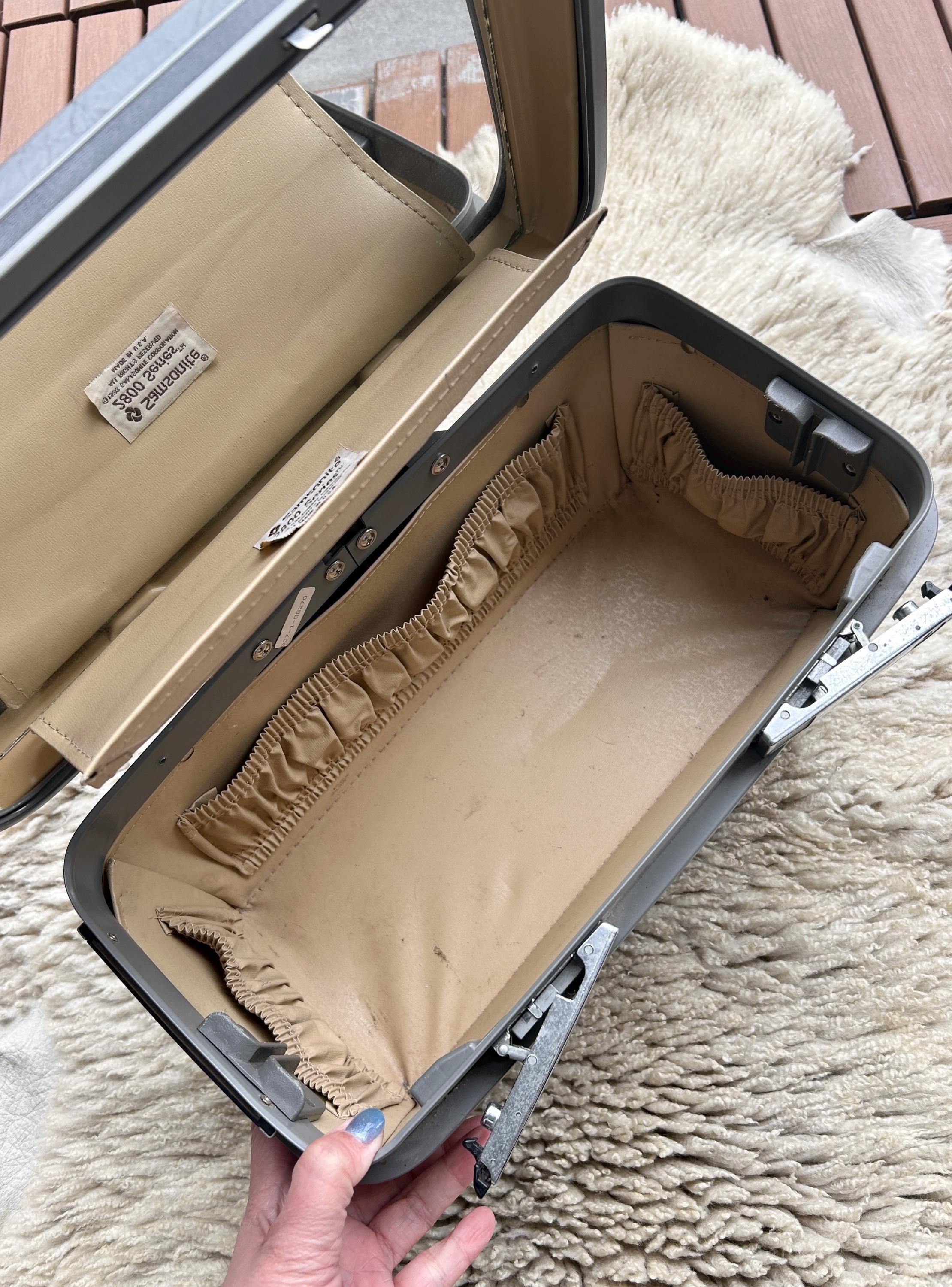 Vintage Samsonite Series 2800 Cosmetic Case/1980’s Black Hard Shell ...