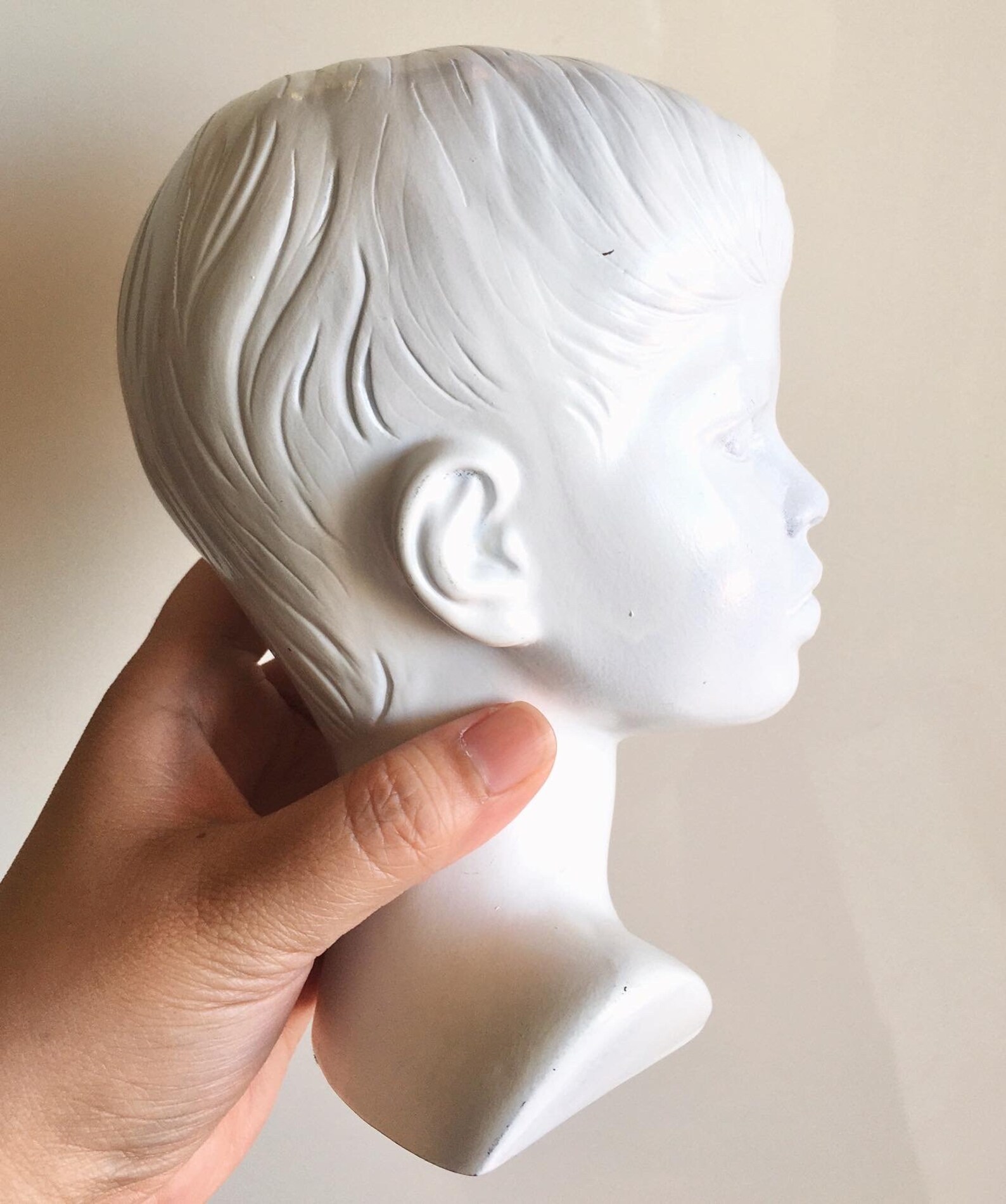 Vintage Ceramic Head Mould Bust / Detailed Holland Young Boy | Etsy
