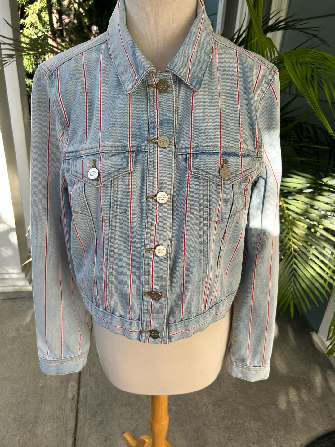 For the Republic Denim Jacket - Etsy