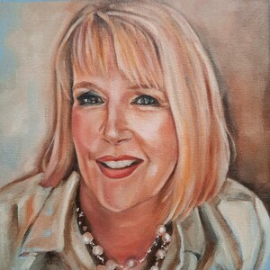 Commission Portrait Oil Painting From Photo. Custom Painting. Details ...