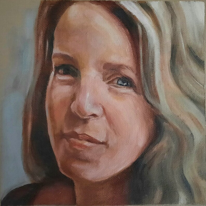 Commission Portrait Oil Painting From Photo. Custom Painting. - Etsy