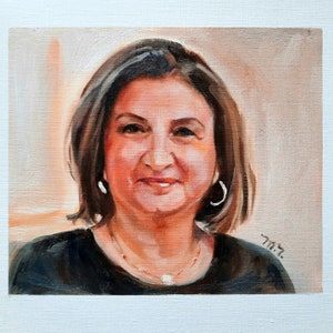 Commission Portrait Oil Painting From Photo. Custom Painting. Details ...