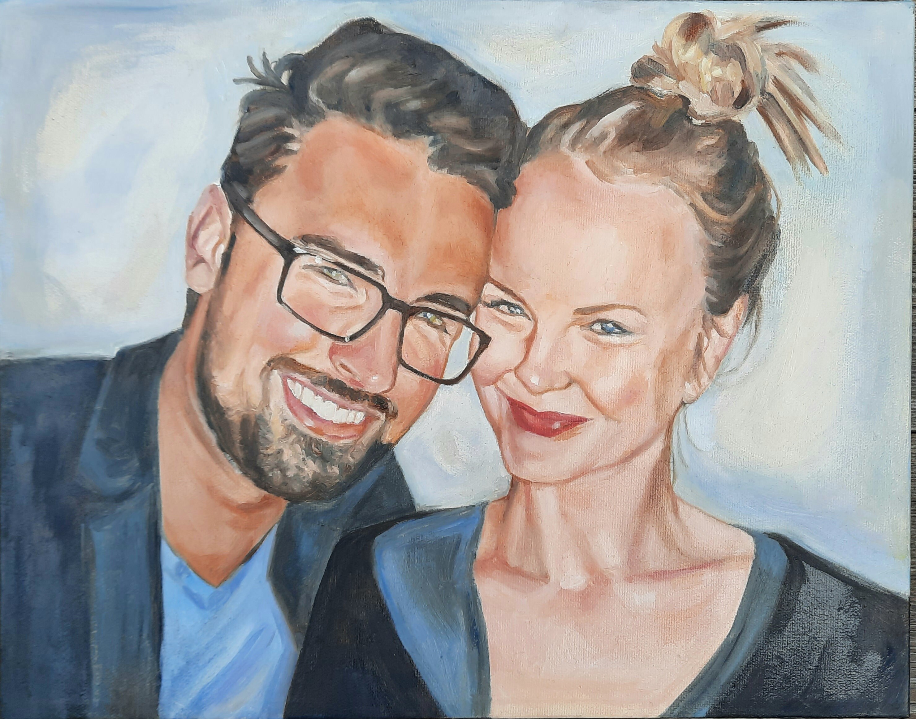 Commission Portrait Oil Painting From Photo. Custom Painting. - Etsy