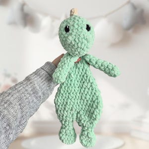 PATTERN : Crochet Dinosaur Snuggler - Dino Plushie Stuffed Animal ...