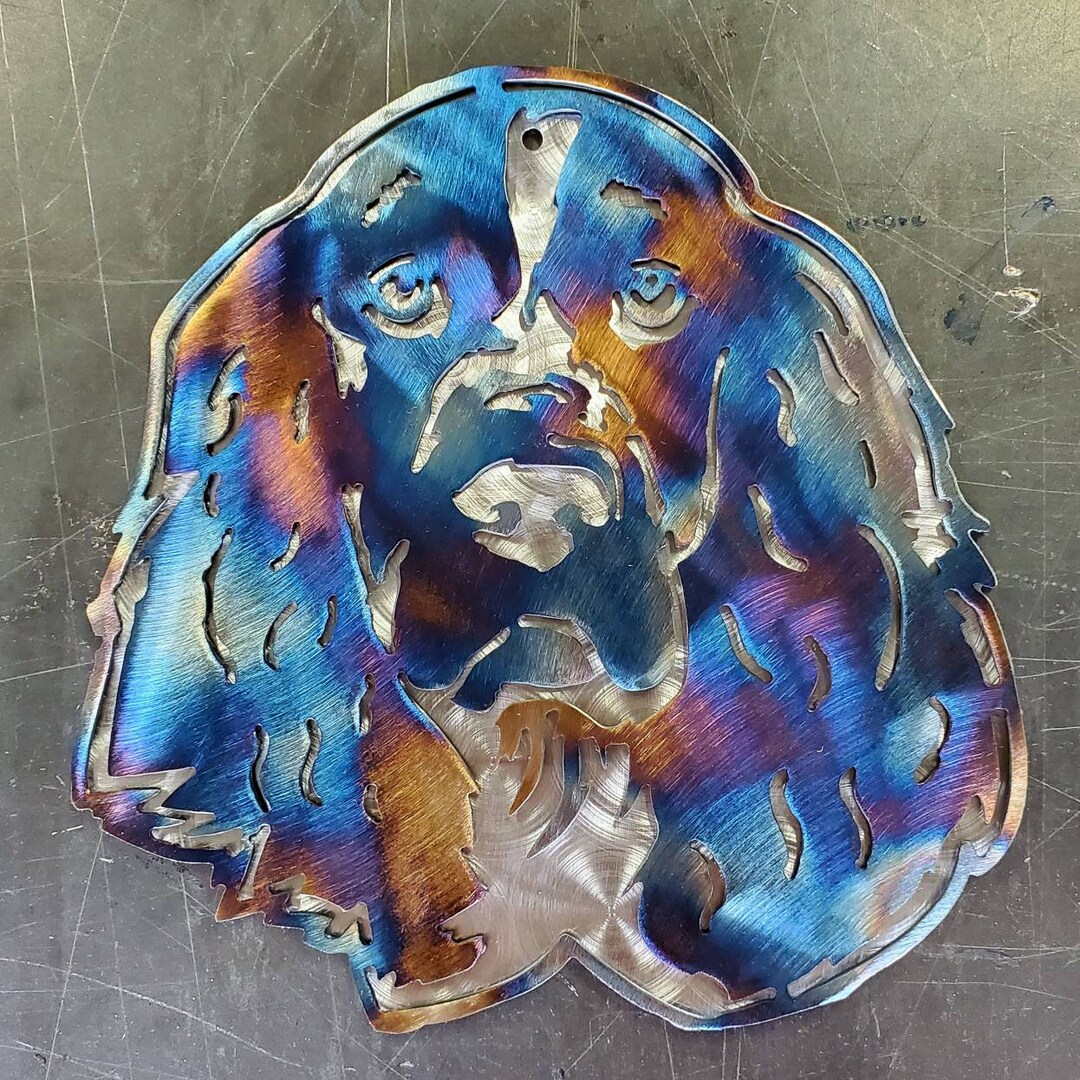 Springer Spaniel Metal Art (8") | Custom Dog Wall Decor or Gift | Pet ...