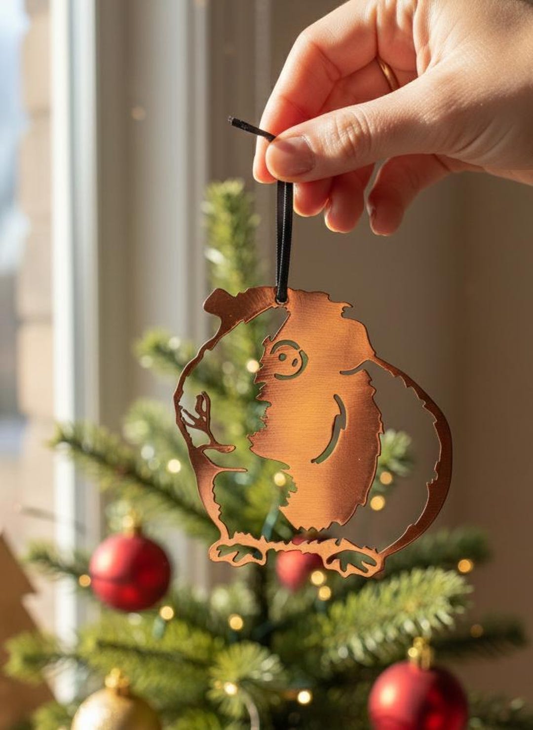 Guinea Pig Metal Art Ornament | Custom Metal Ornament | Christmas Tree ...