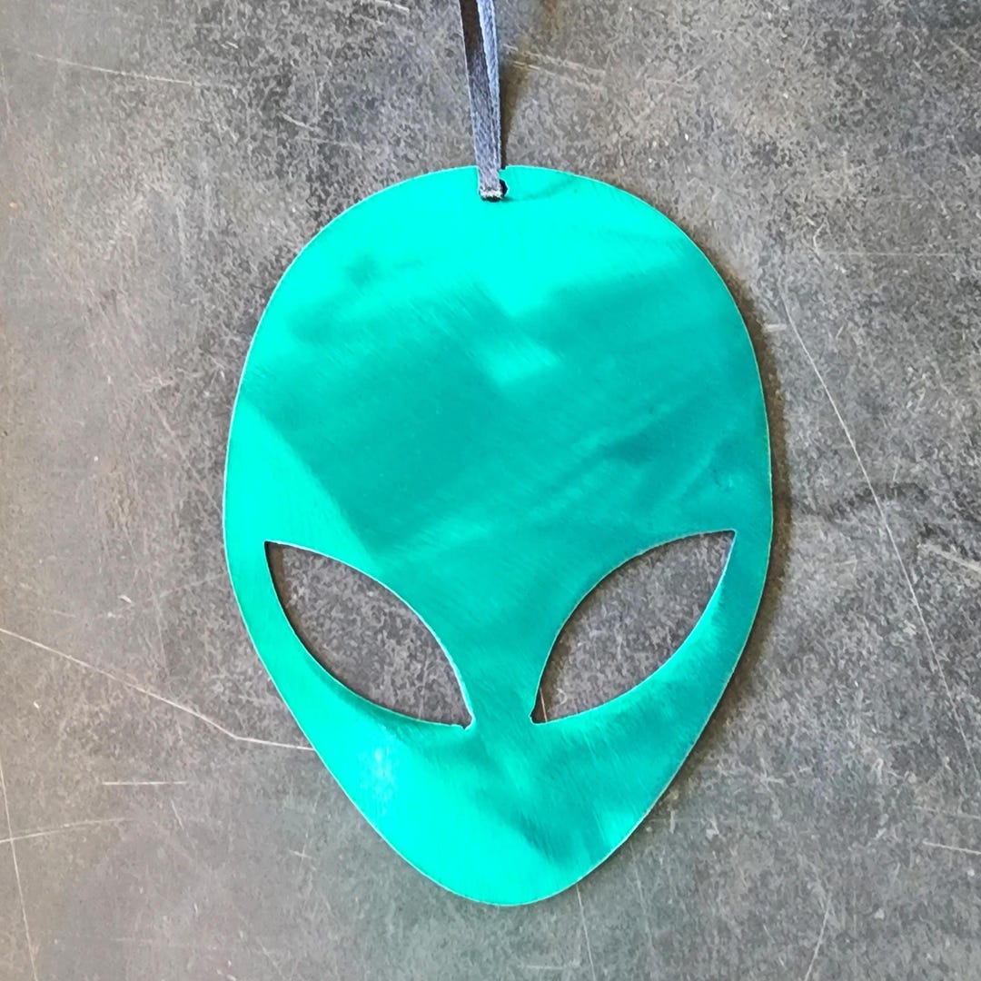 Alien Metal Art Ornament - Etsy