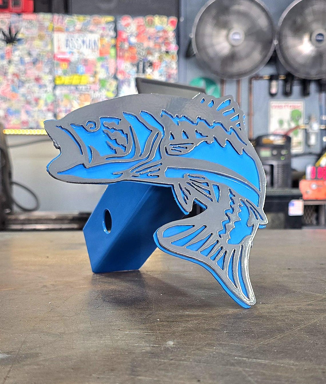 Largemouth Bass Hitch Cover | Powder-coated Metal, 2" Receiver - Etsy