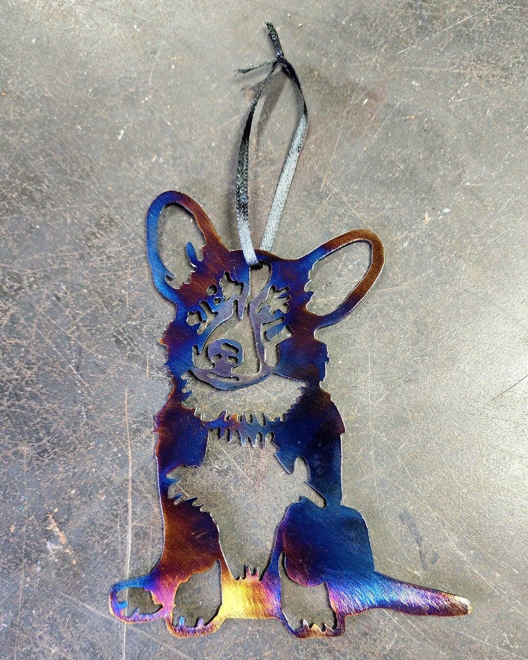 Corgi Metal Ornament Festive Tree Decor Pet Breed Charm - Etsy