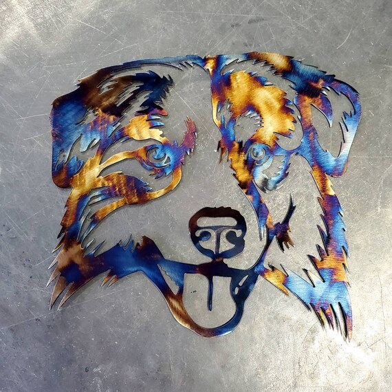 8 Australian Shepherd Metal Art Wall Hanger Wall Art - Etsy