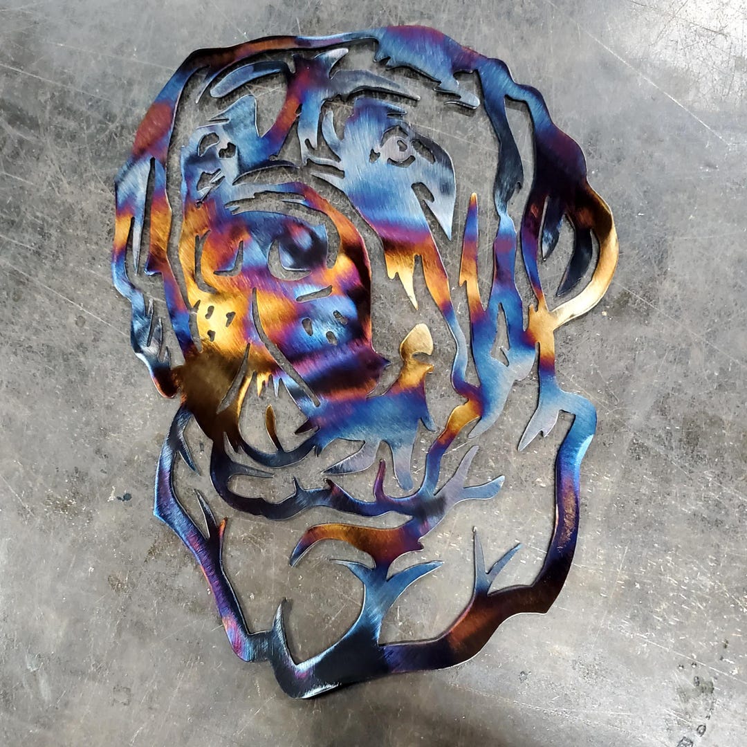 Mastiff #3 Metal Art (12") | Custom Dog Wall Decor or Gift | Pet Lover ...
