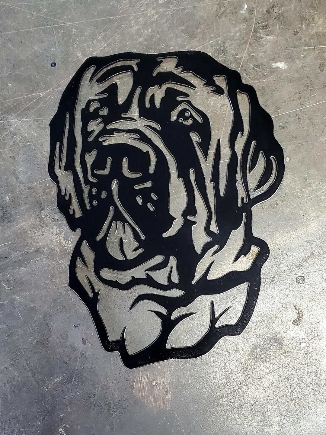 Mastiff #3 Metal Art (8") | Custom Dog Wall Decor or Gift | Dog Lover ...