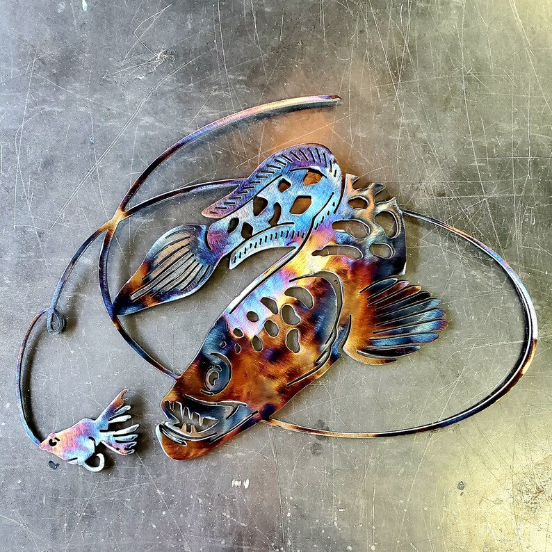 12 & 18 Northern Snakehead Metal Art Fishing - Etsy
