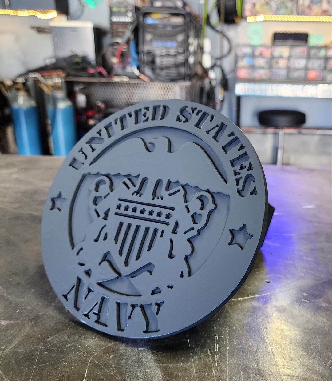 Navy USN Hitch Cover - Etsy
