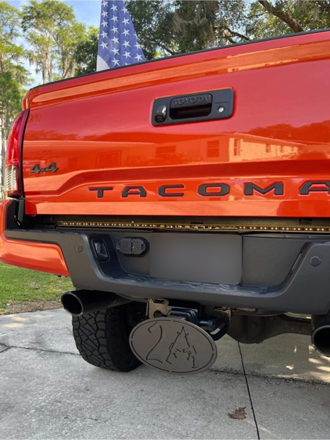 2nd Amendment Hitch Cover | Custom Metal Trailer Hitch Insert for 2 ...