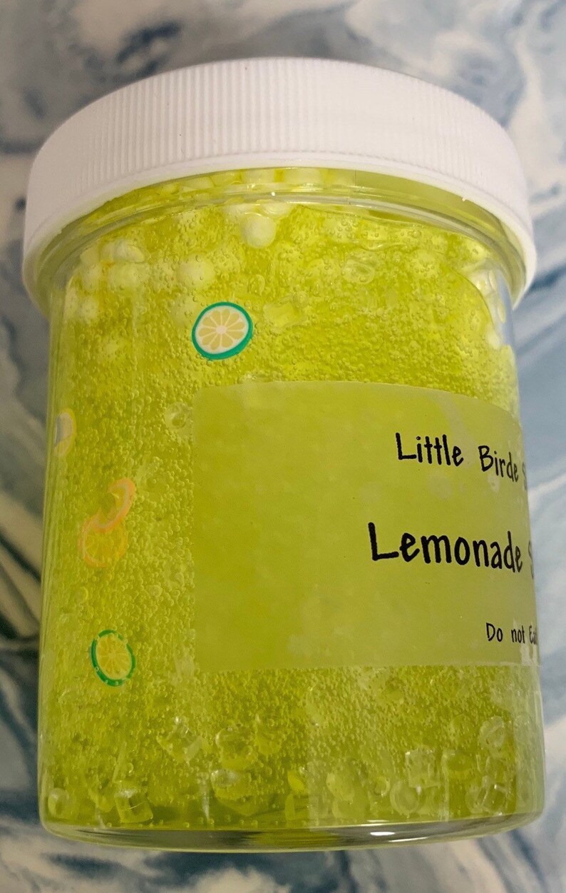Lemonade Slime Clear Scented / clear slime / Slime shop / | Etsy