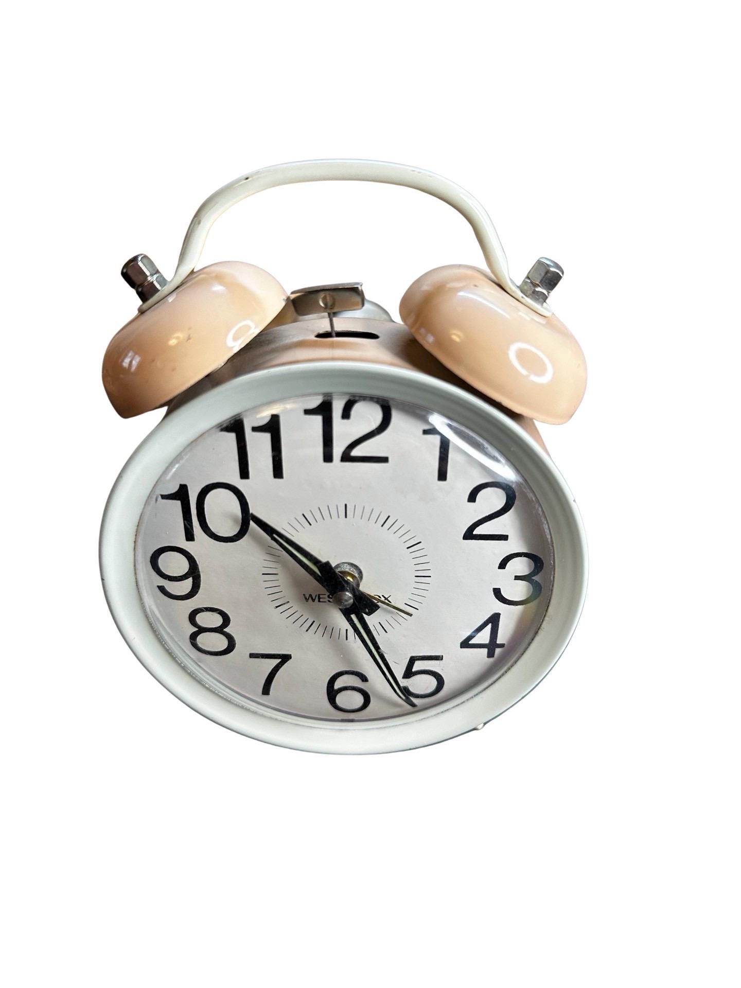 Vintage WESTCLOX Wind up Double Bell Alarm Clock - Etsy