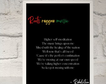 Rebelution Poster - Etsy