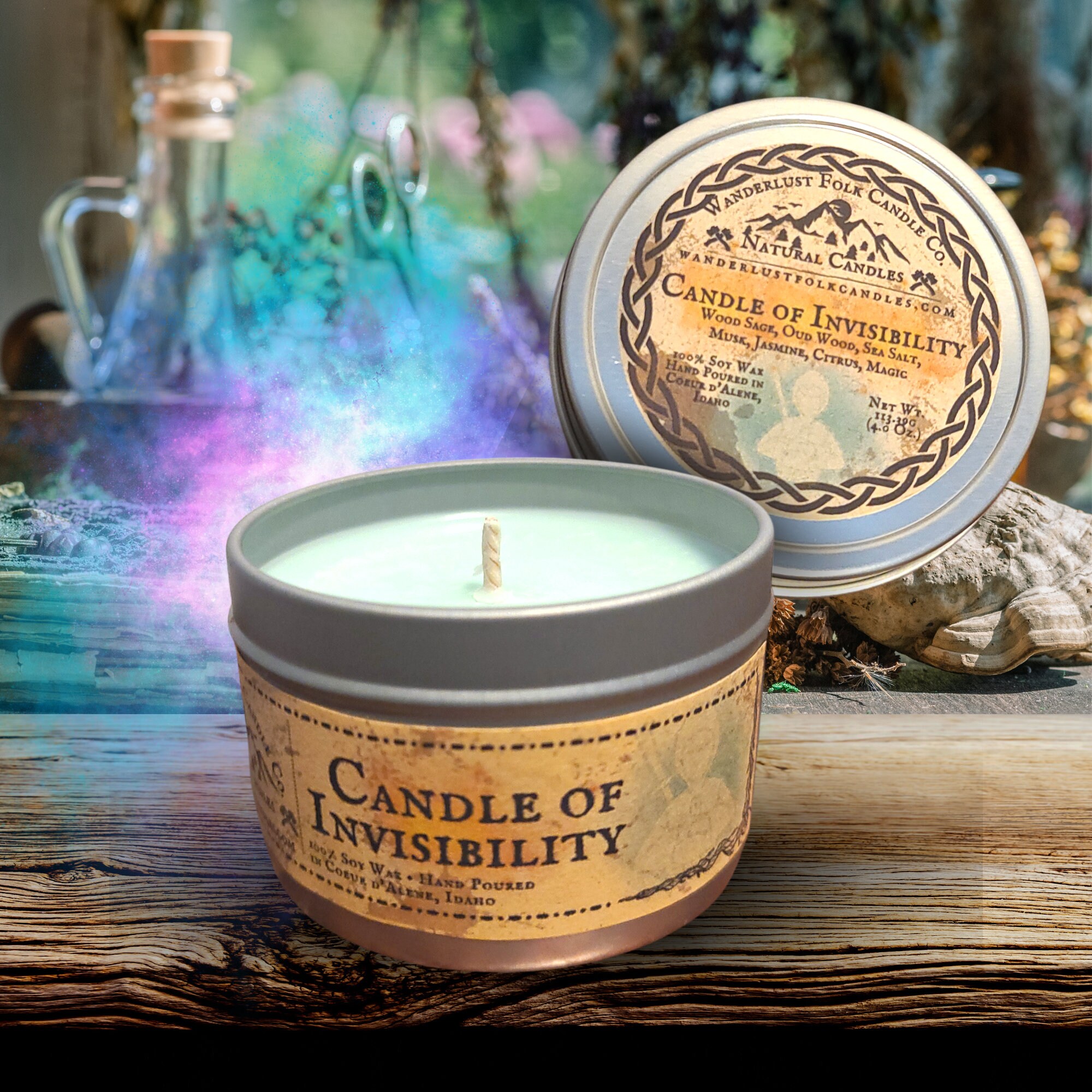 Candle of Invisibility RPG Candle Natural Soy Wax - Etsy