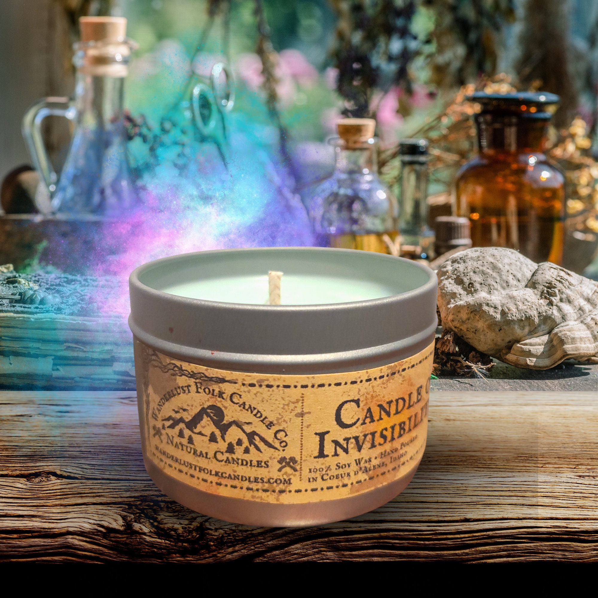 Candle of Invisibility RPG Candle Natural Soy Wax - Etsy