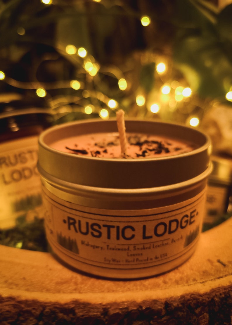 Rustic Lodge Outdoorsy Themed Rustic Decor USA Made Soywax Candle ...
