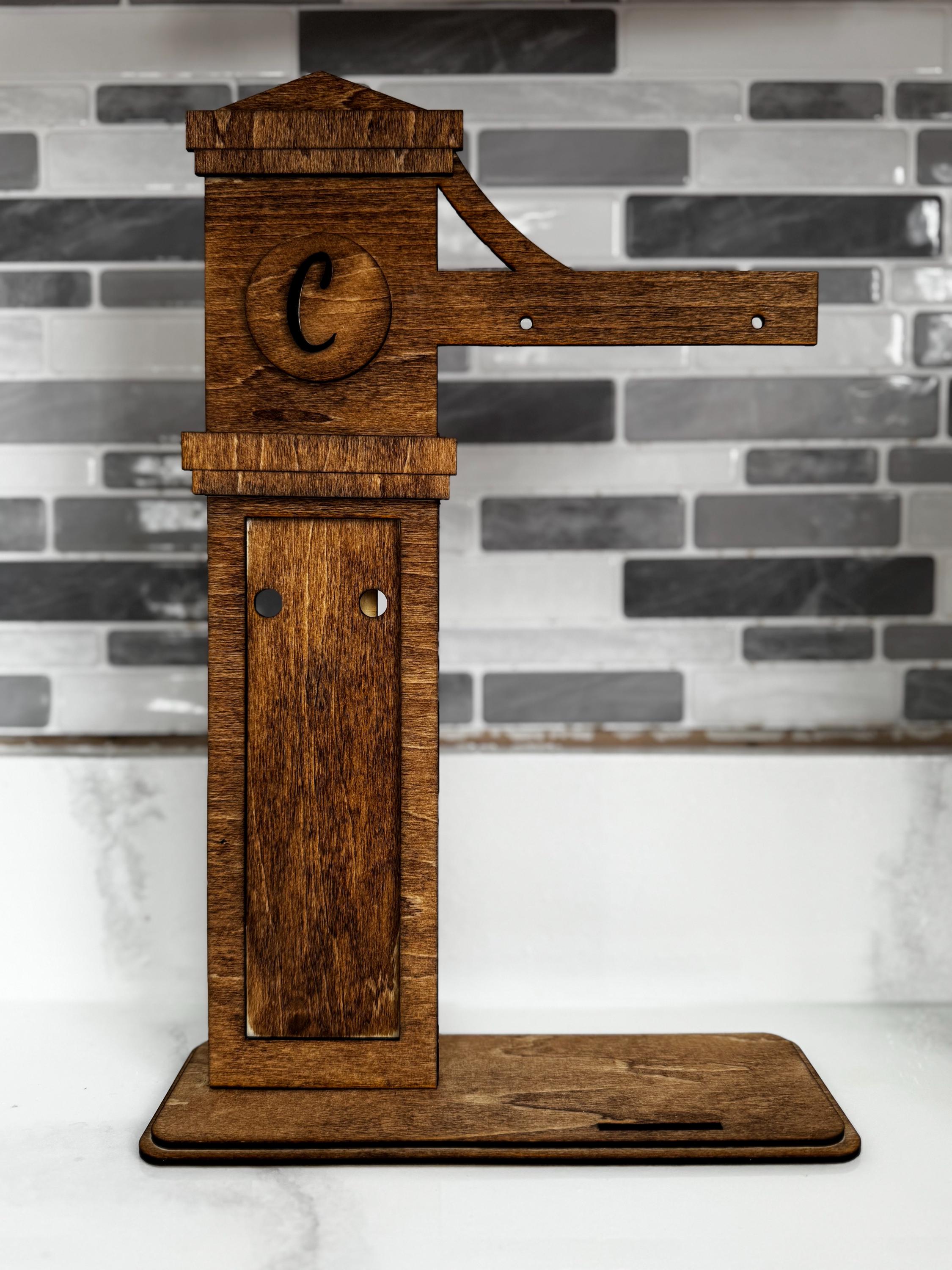 Custom Wooden Interchangeable Post - Seasonal Sign Holder (POST ONLY ...