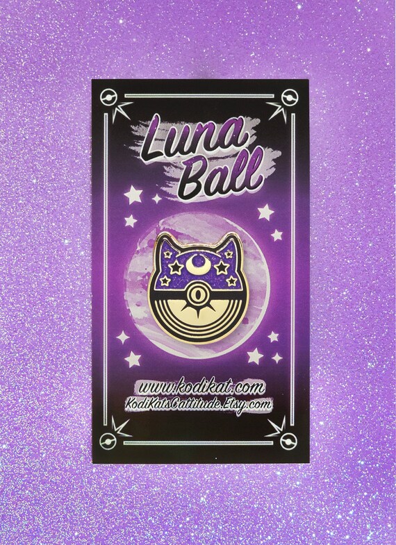 Luna Ball Hard Enamel Pin - Etsy