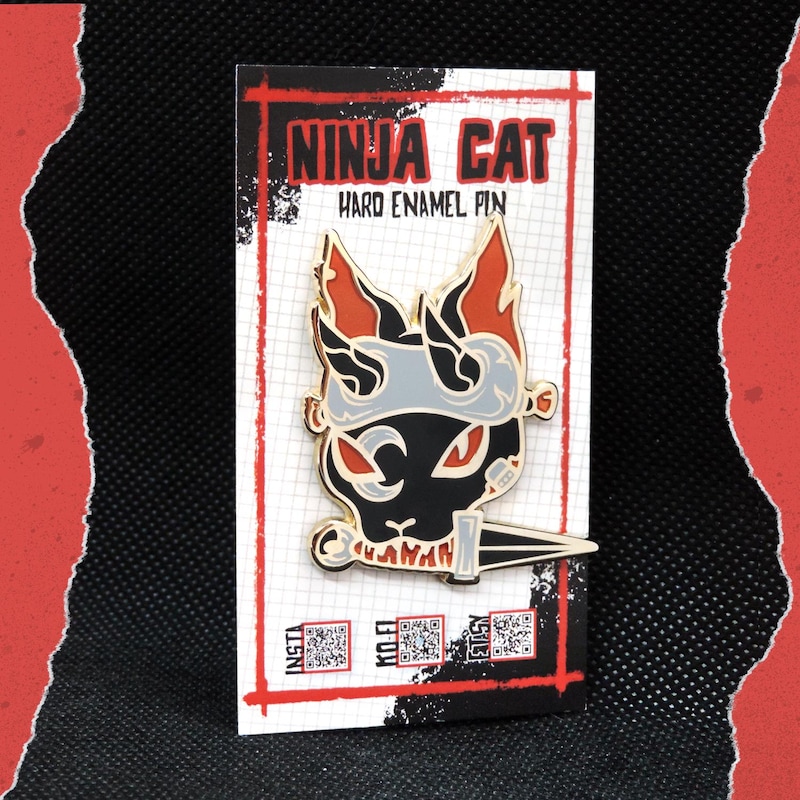 Ninja Cat - Etsy