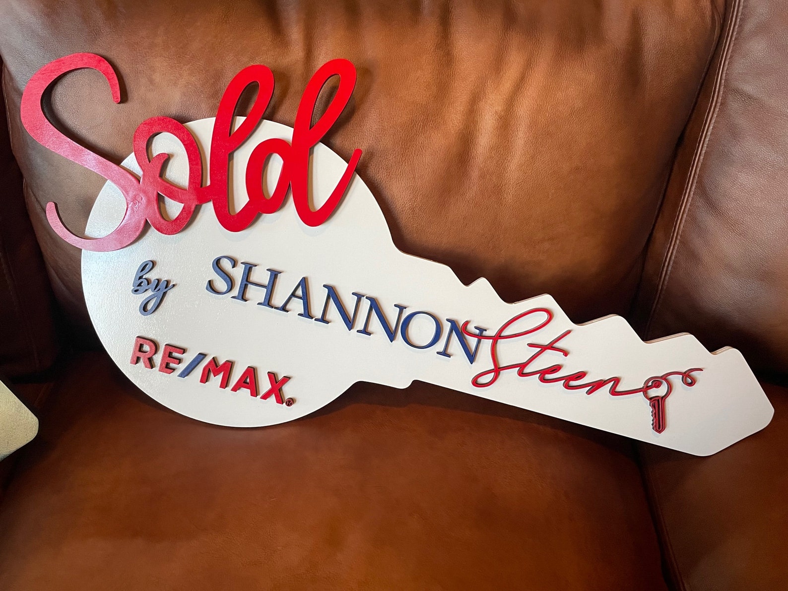 Realtor Sold Key Sign Key Shape Sold Sign Realtor Key Photo - Etsy