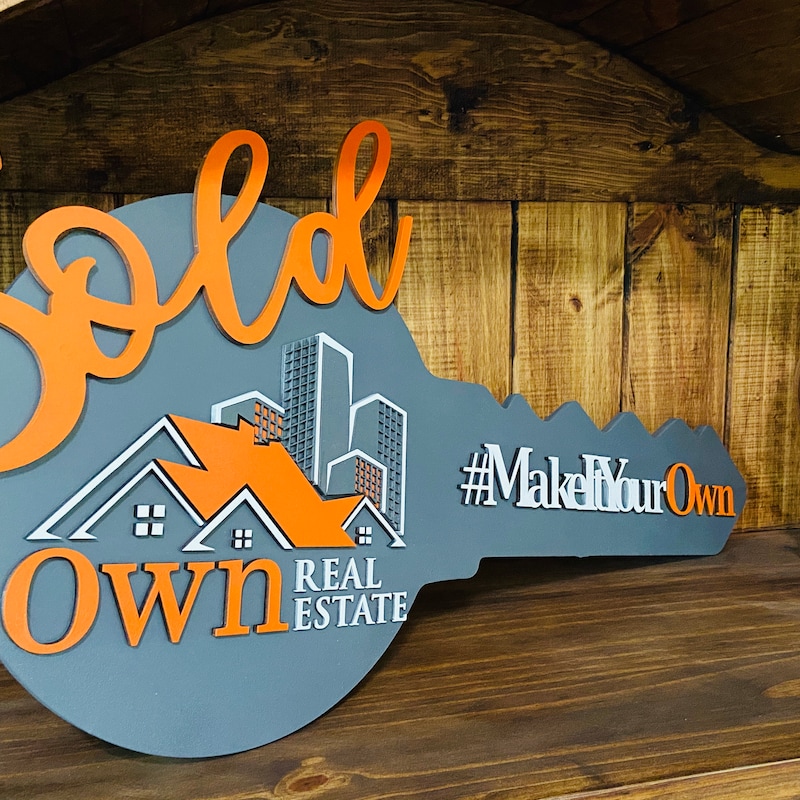 Realtor Sold Sign - Etsy
