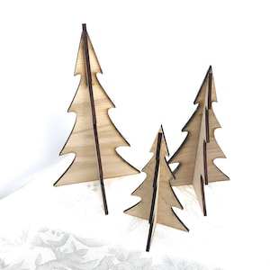 Mini Pine Tree Set - Etsy