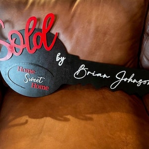 Realtor Key Sign, Realtor Marketing, Realtor Photo Prop, Real Estate ...